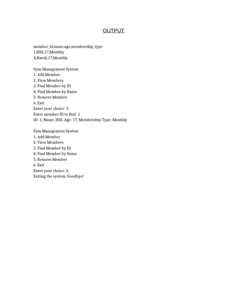 Output Document | PDF