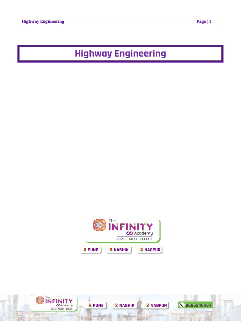 Highway Engg | PDF | Road Surface | Road