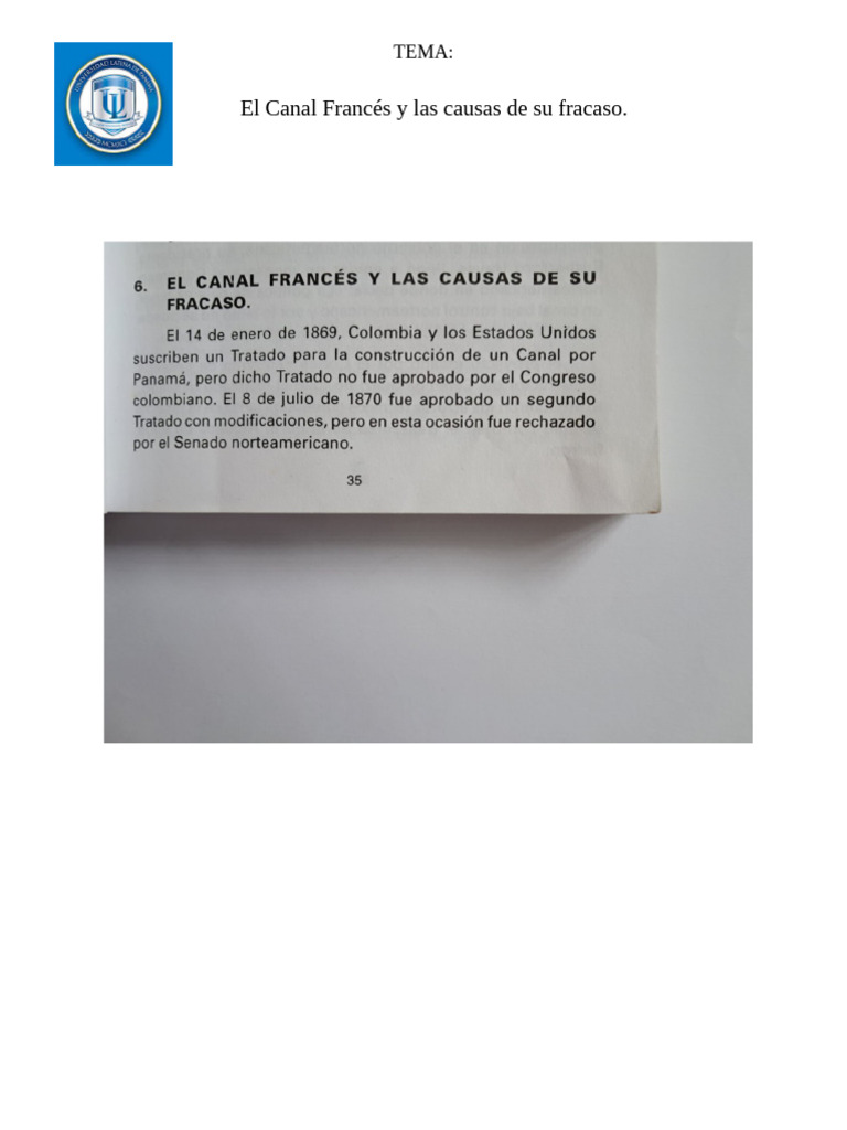 El fracaso del Canal Francés | PDF