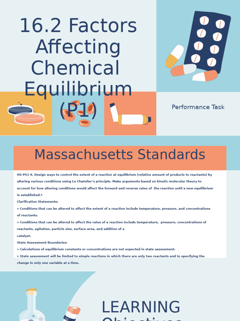 16.2 Factors Affecting Chemical Equilibrium (P1) : Performance Task ...