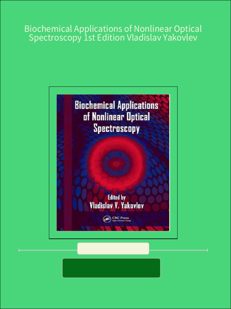 (FREE PDF Sample) Biochemical Applications of Nonlinear Optical ...