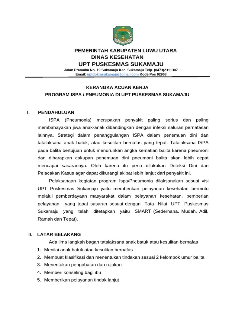 Kak Program Ispa Pneumonia 2022 | PDF