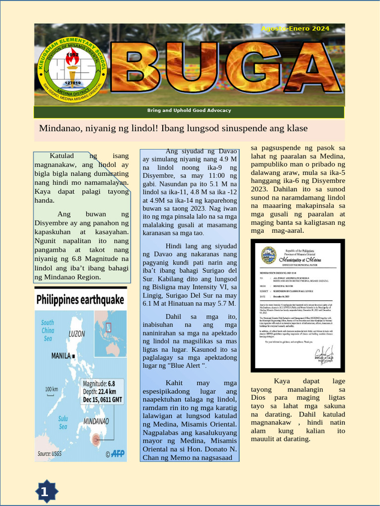 KES SCHOOL PAPER Filipino | PDF