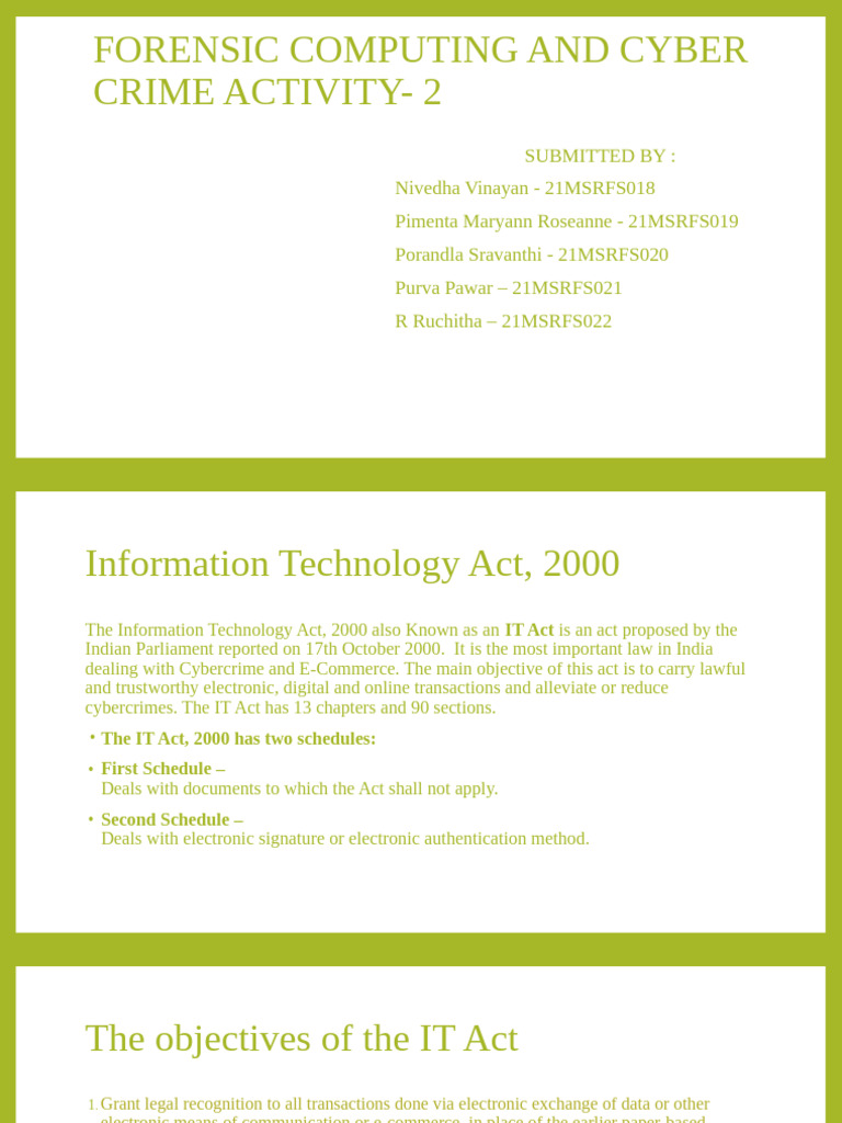 Forensic Computing and Cyber Crime | PDF | Identity Theft | Fraud