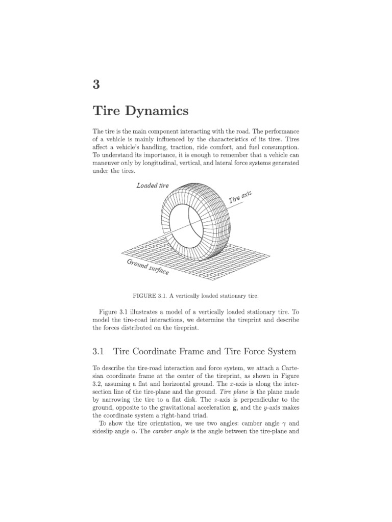 Tyre Dynamics | PDF | Wheel | Vehicle Technology