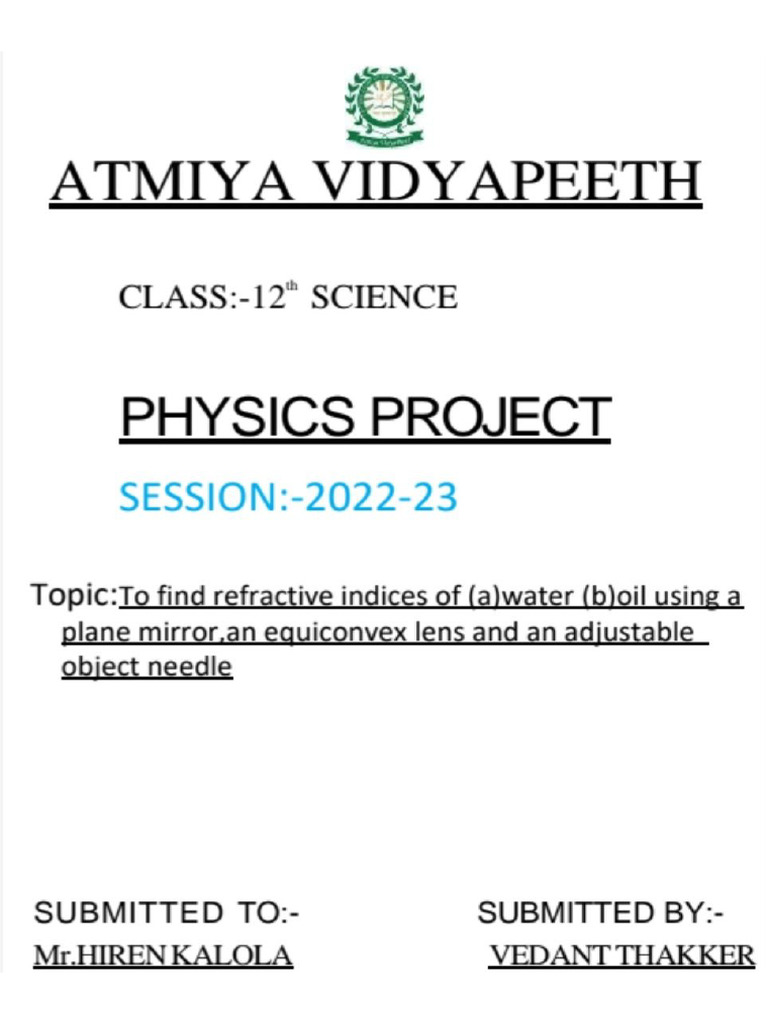 Vedant Thakker | PDF