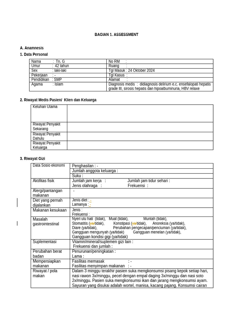 Form NCP Model 2 | PDF | Kesehatan Holistik