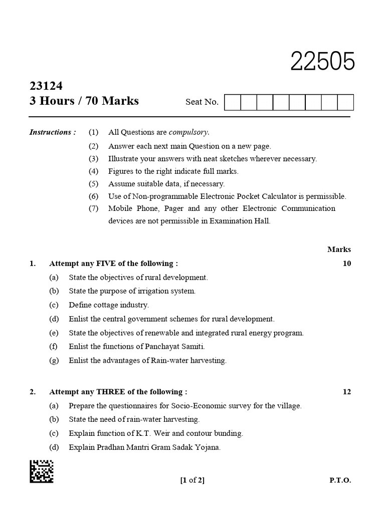 2023 Winter Question Paper (Msbte Study Resources) | PDF