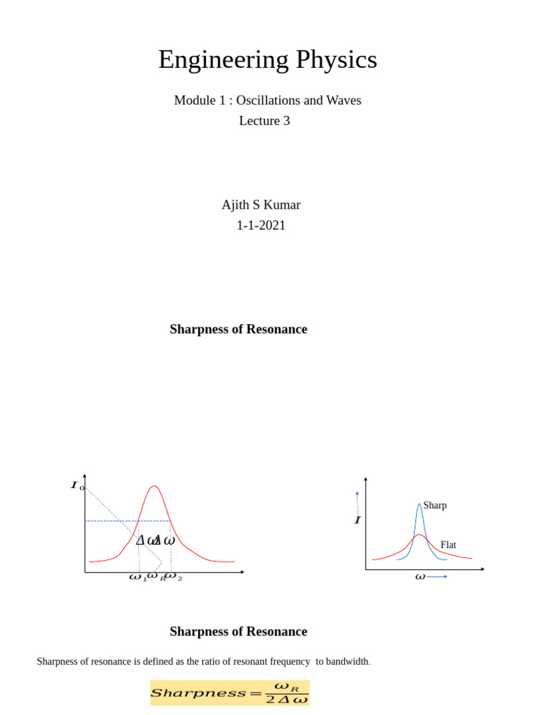 Engineering Physics Lecture 3 Cse Pdf Teaching Methods