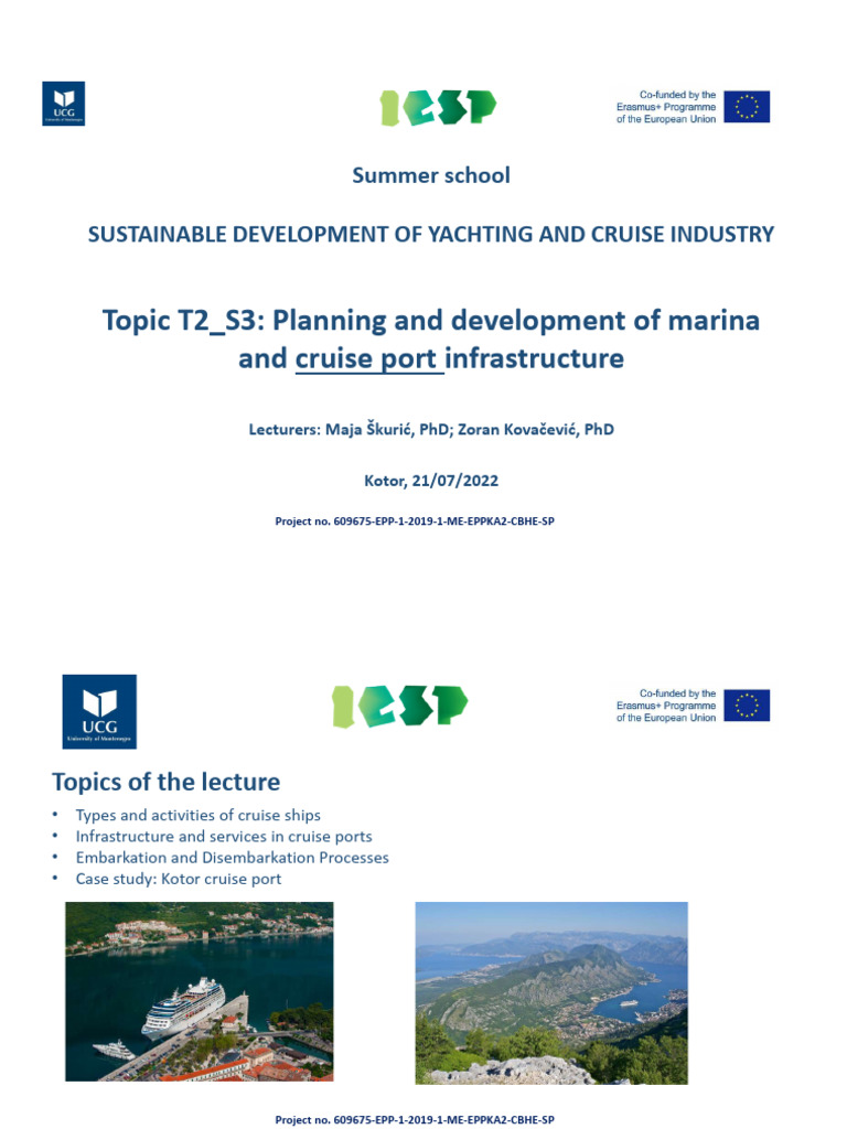 Planning and Development of Marina and Cruise Port Infrastructure | PDF ...