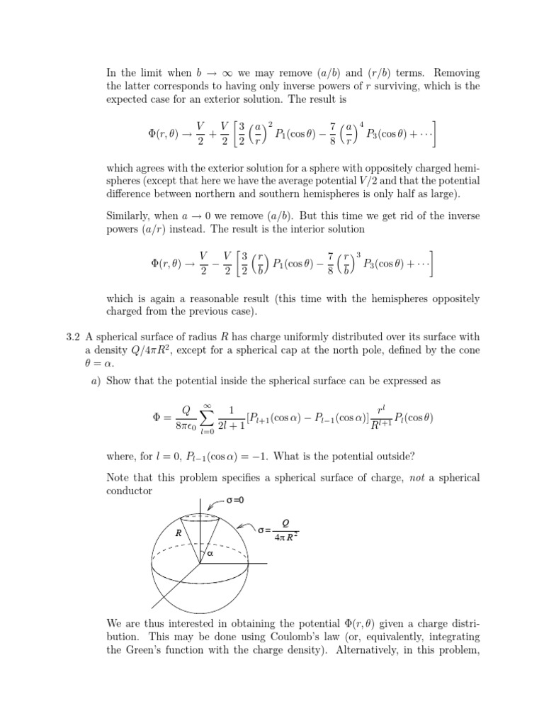 JACKSON3_2 | PDF | Sphere | Geometry