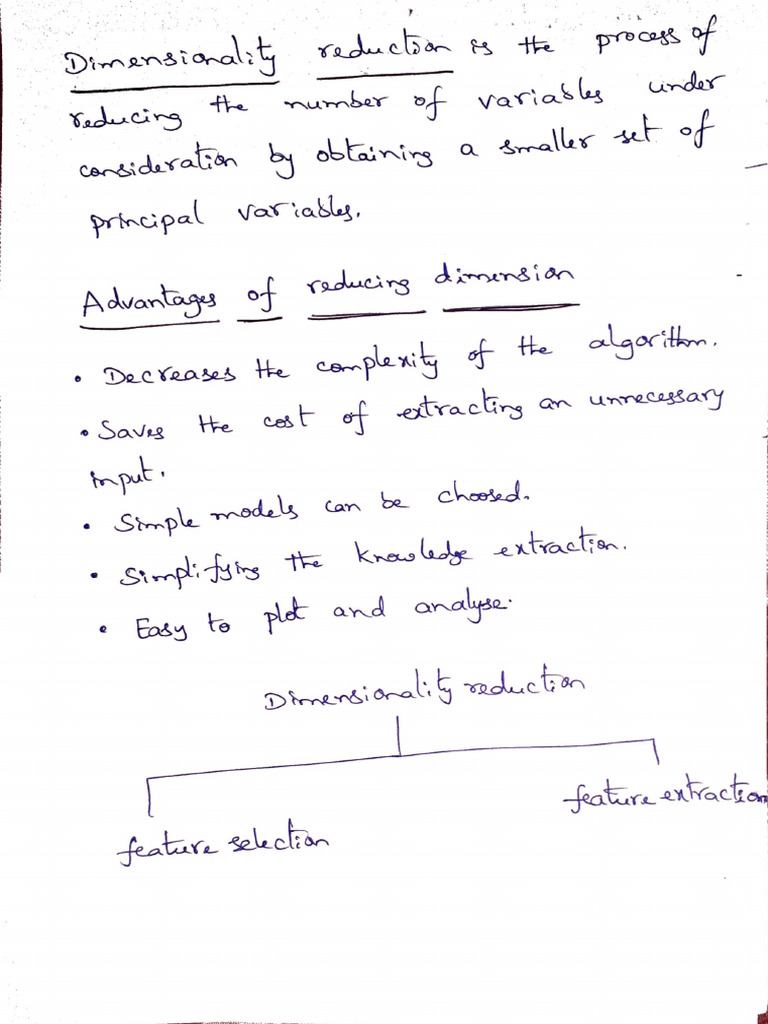 Dimensionality Reduction | PDF