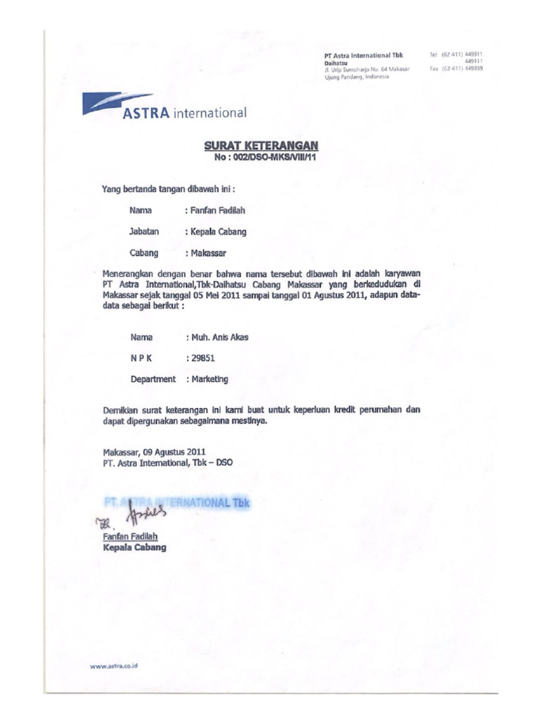 PT Astra International TBK | PDF