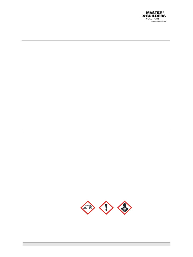 MasterBrace ADH 2200 Part B SDS | PDF | Environmental Science ...