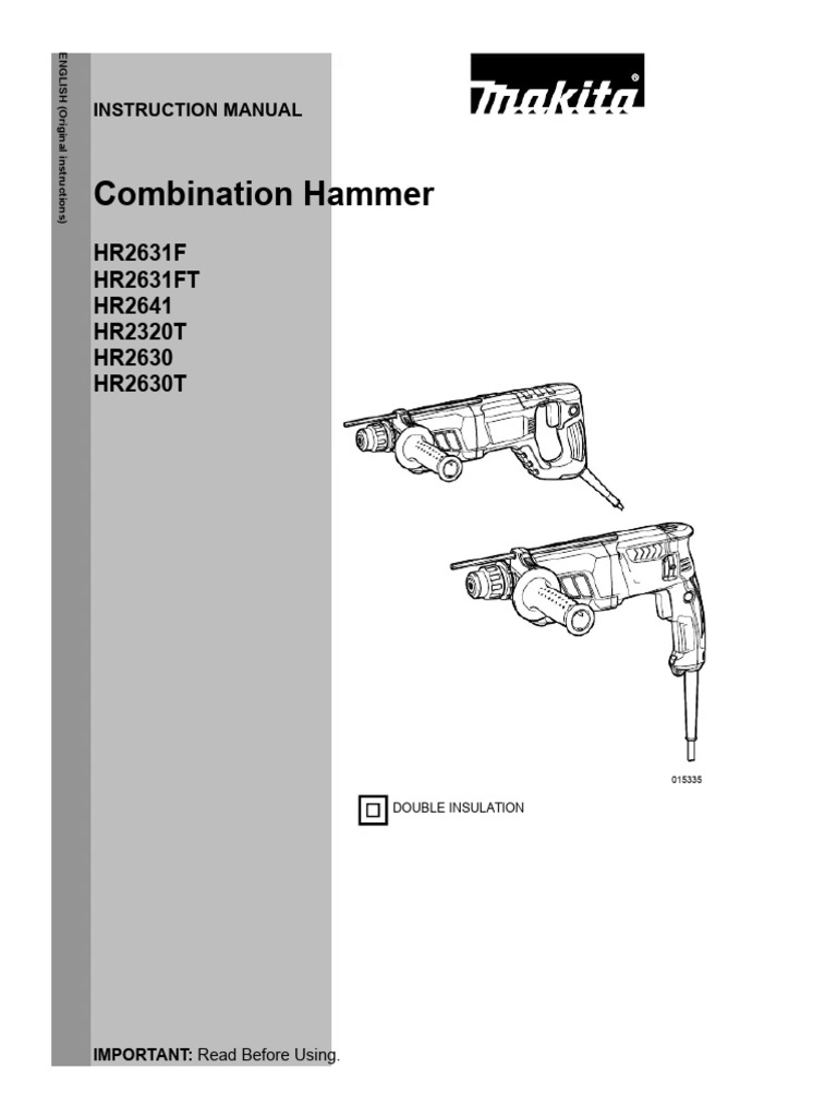 Combination Hammer Instruction Manual | PDF