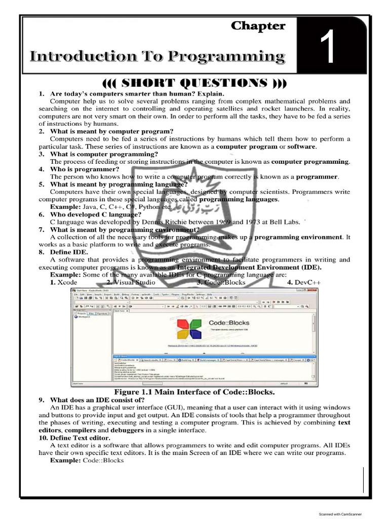 10th Class Computer Science | PDF
