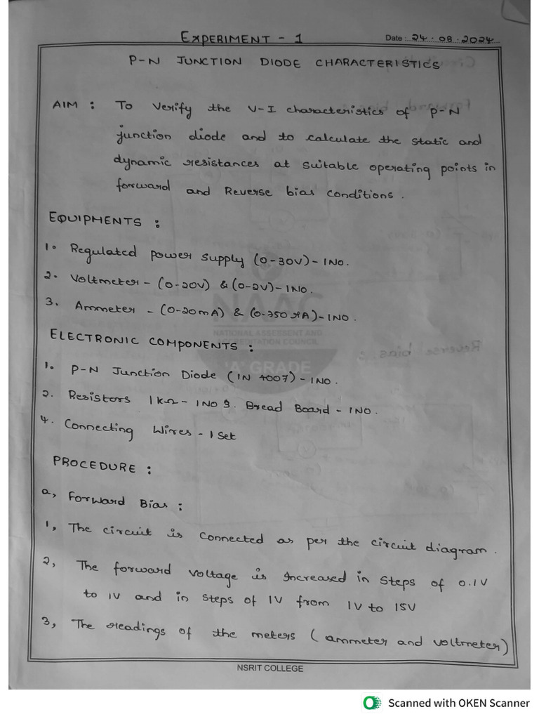 Beee (Electronics) Observation | PDF