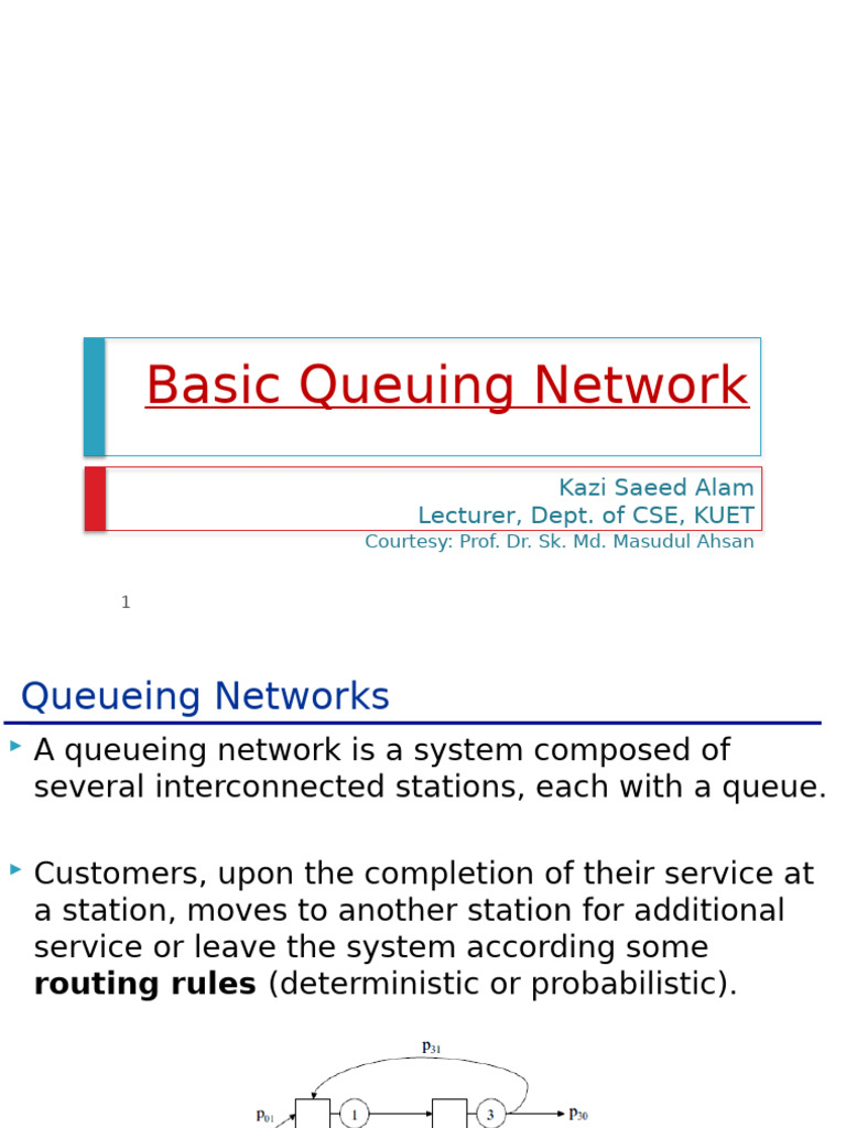 Lec - 06 Queuing Network | PDF | Rationing | Applied Mathematics