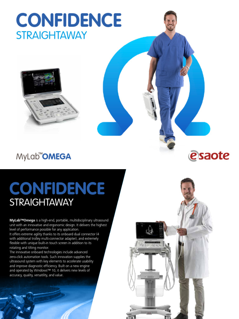 Esaote MyLab Omega Ultrasound Brochure | PDF | Touchscreen | Microsoft ...