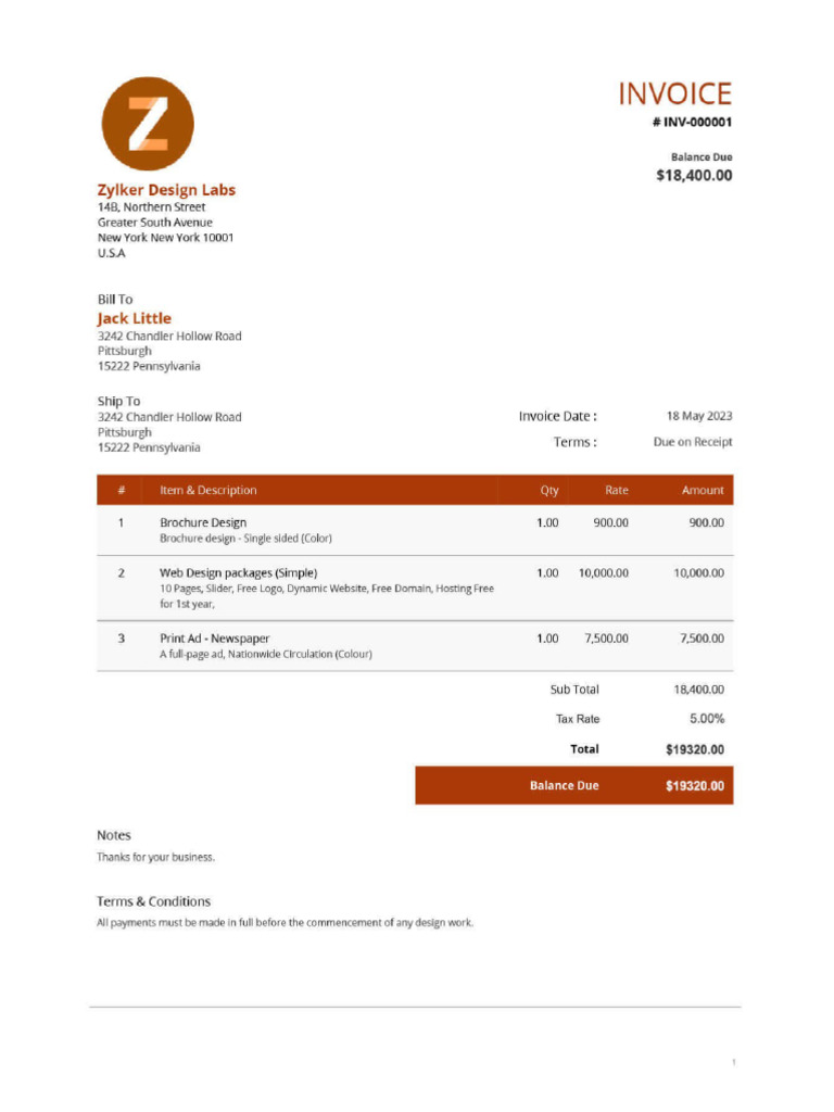 The New Invoice 2024 15 | PDF