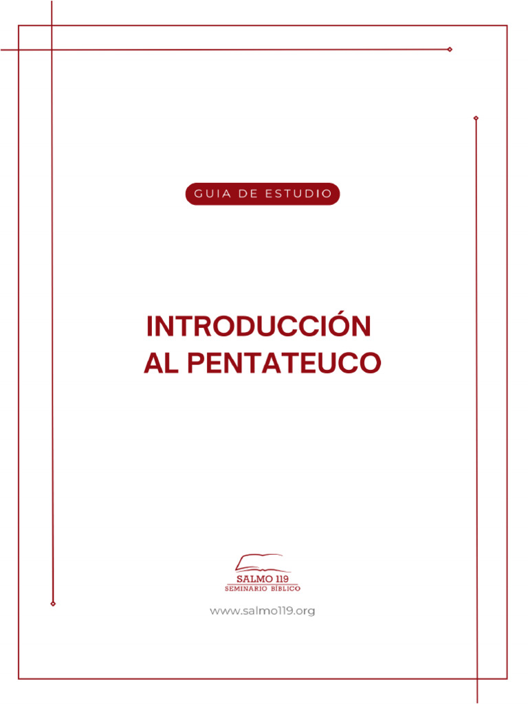 Introducción Pentateuco. | PDF | Tora | Libro del éxodo