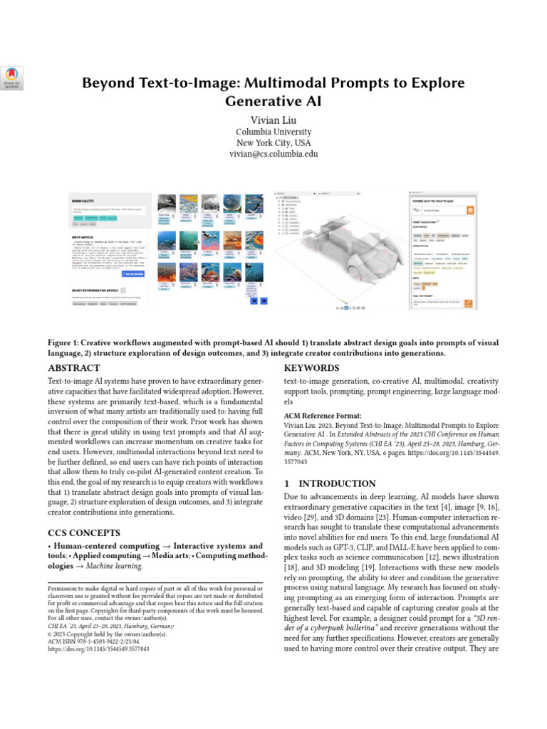 Beyond Text-to-Image - Multimodal Prompts To Explore Generative AI ...