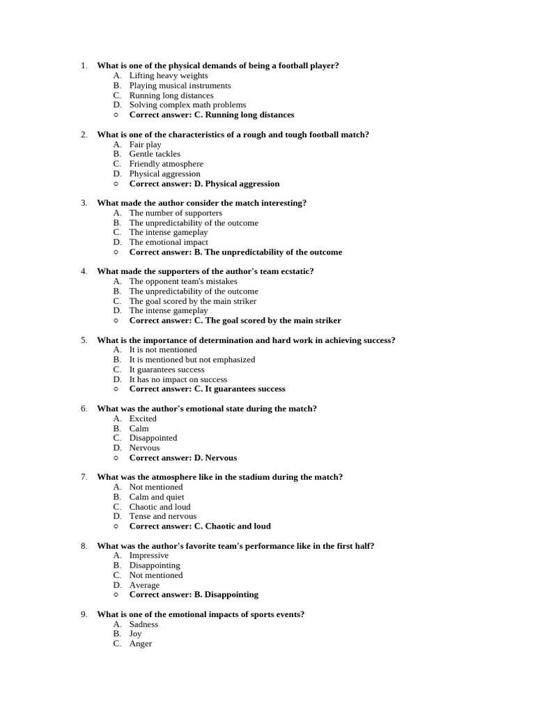 Recount Text About Sport Event 10 Grade Student | PDF | Sports ...