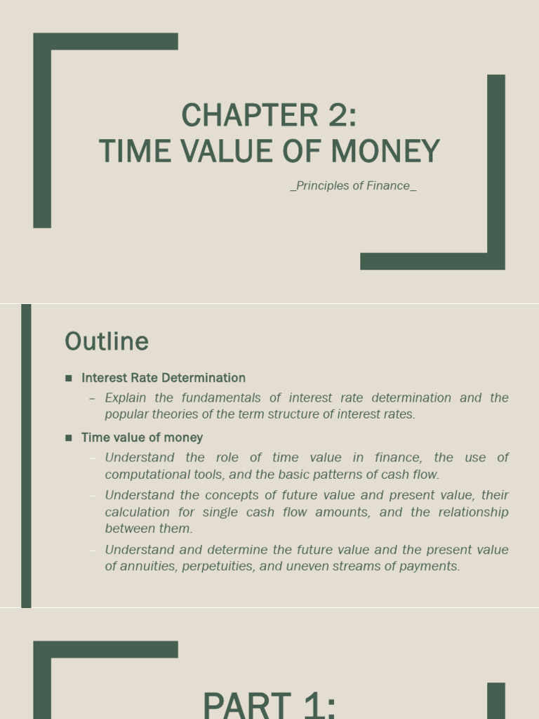 Chapter 2_Time value of money_Part 1 | PDF | Interest | Yield Curve Chapter 2_Time value of money_Part 1 | PDF | Interest | Yield Curve