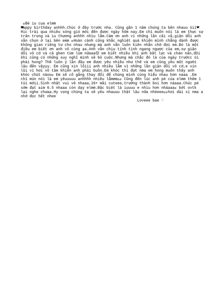 Bé Iu Cụa Elm? | PDF