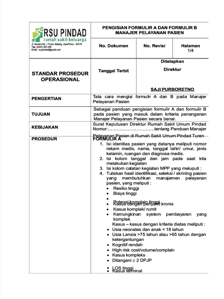 PDF Spo Pengisian Form MPP Compress | PDF