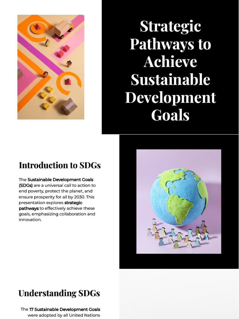 Slidesgo Strategic Pathways To Achieve Sustainable Development Goals ...