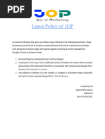 TCS India Policy - Leave Without Pay (Quick Glance) PDF | PDF ...
