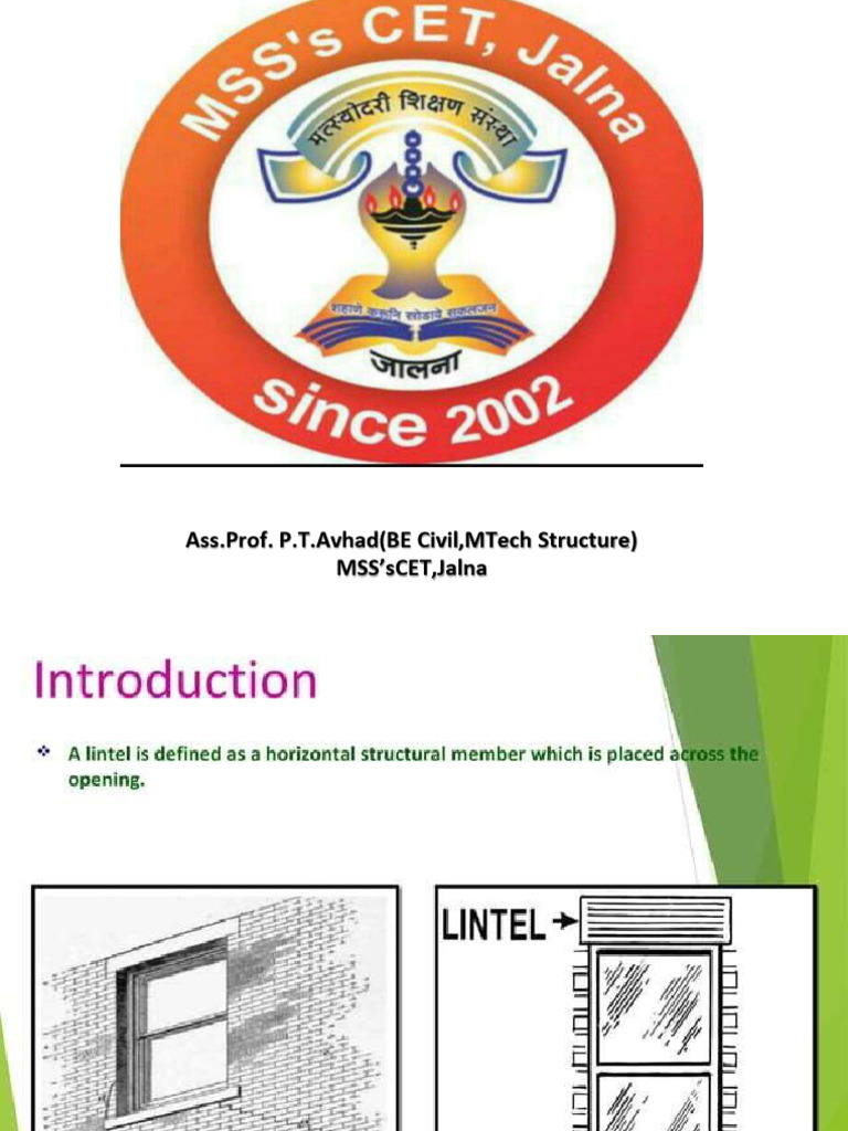 Module 3 Archesband Lintels | PDF
