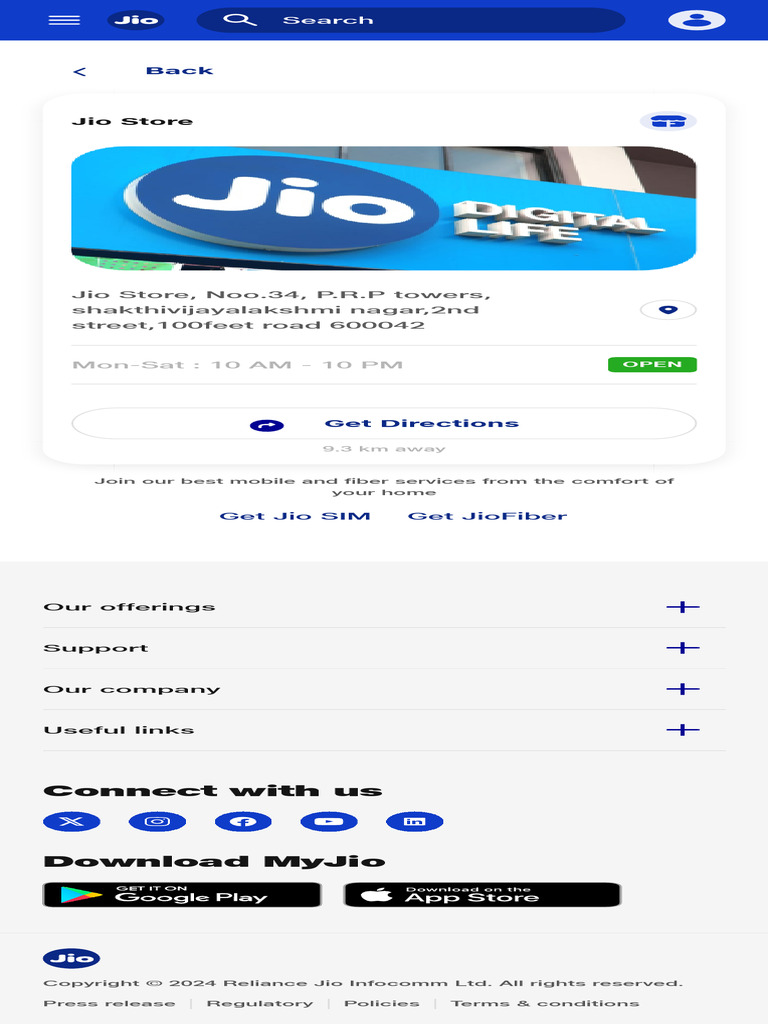 Locate Us For Nearest Jio Store, Service Center or Hotspot Online | PDF ...