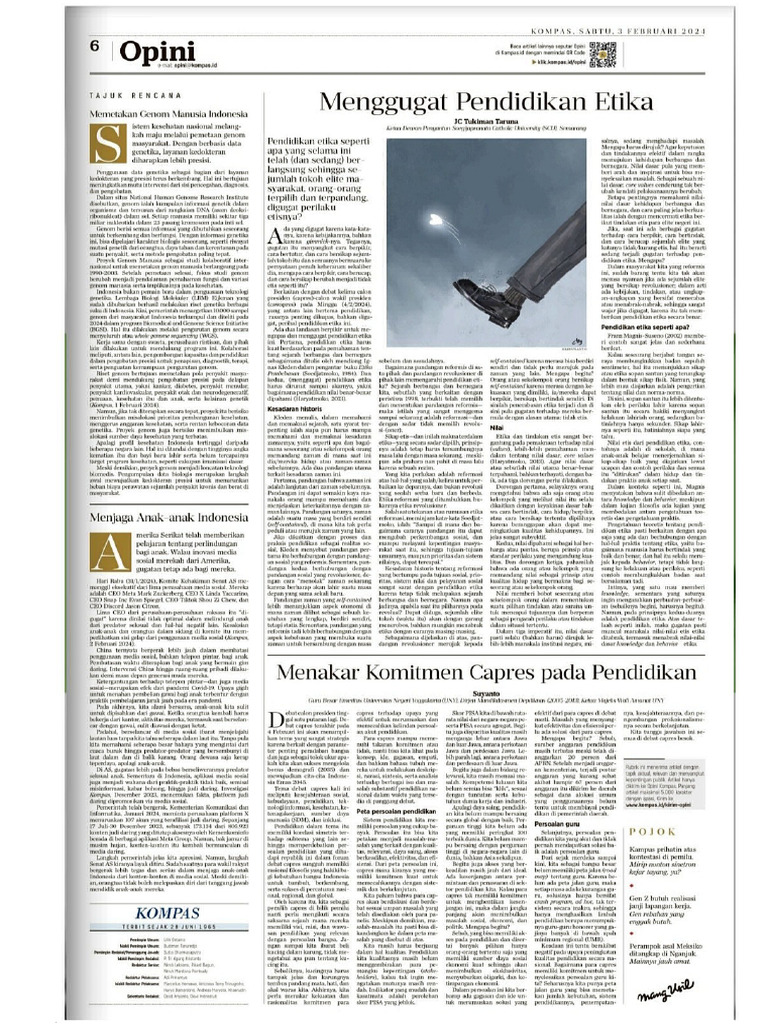Contoh Teks Editorial | PDF