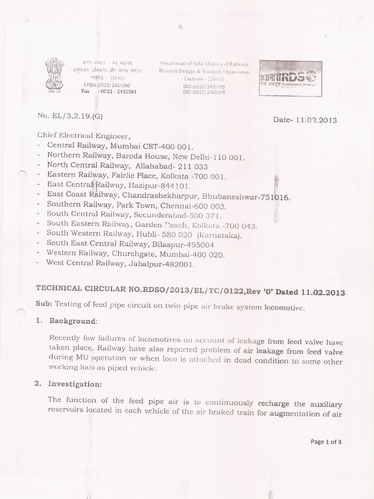 TC - 0122 FP Circuit Leakof | PDF
