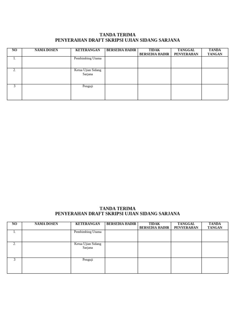 Tanda Terima | PDF | Karier & Perkembangan