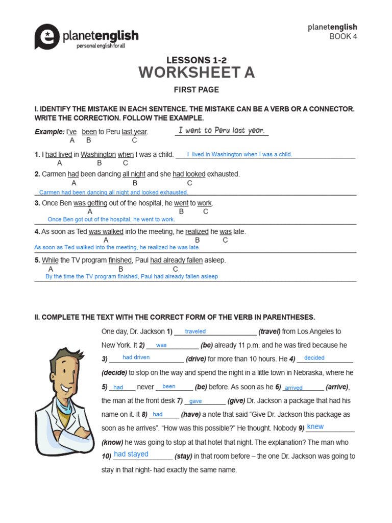 Level 4 Worksheet 1 and 2 Contestada | PDF