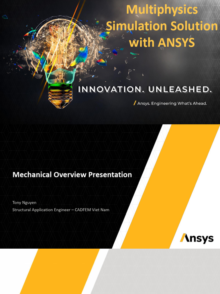 Ansys Mechanical Overview Presentation_Full_TV Ver | PDF