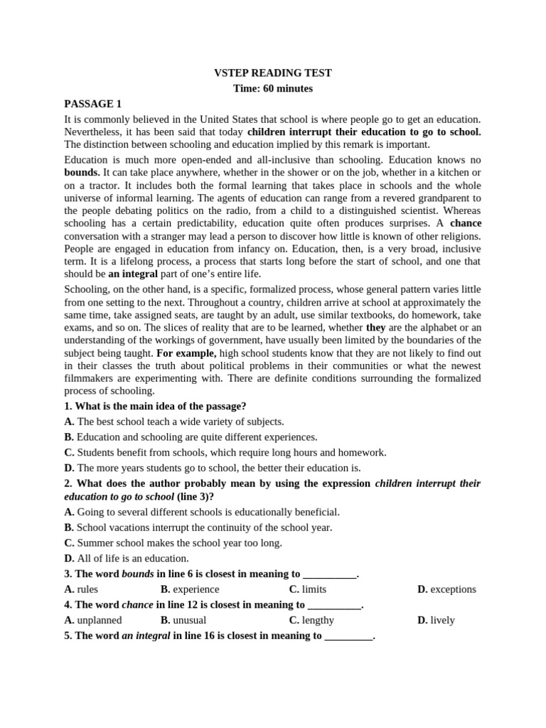 VSTEP TEST 1 | PDF | Optical Fiber | Surgery
