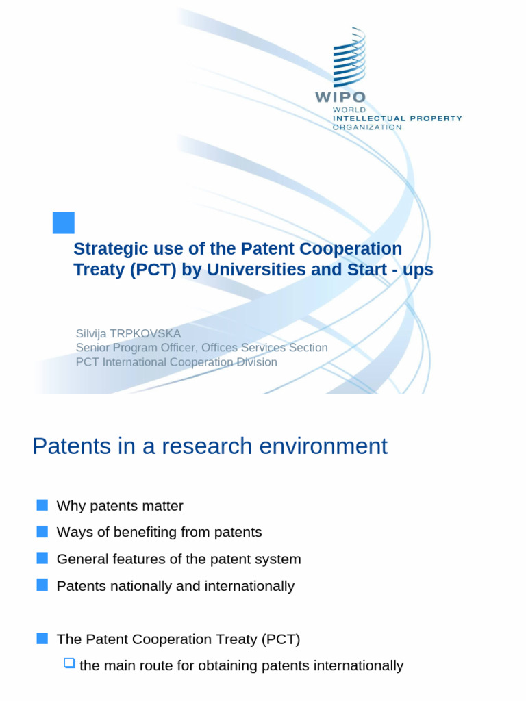 Wipo Inn TR 12 Ref ST | PDF | Patent Application | Patent