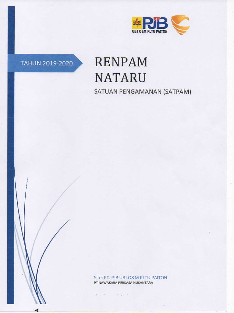 RENPAM NATARU PJB UBJ O&M PLTU Paiton | PDF