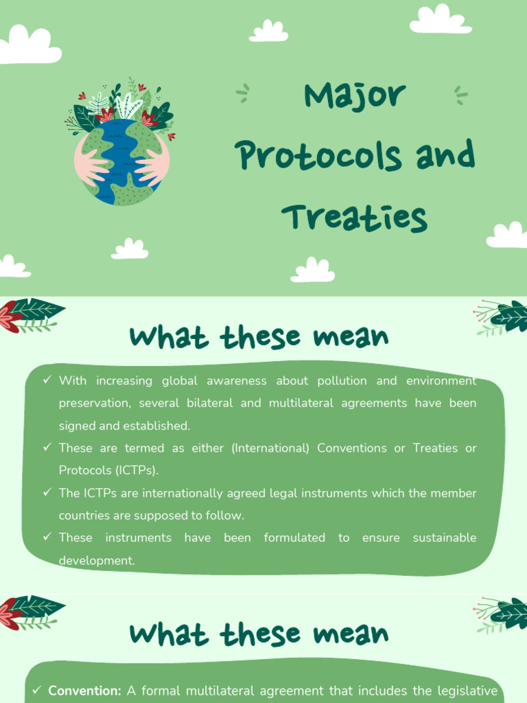 Chapter 3 - Major-Protocols-and-Treaties | PDF | United Nations ...
