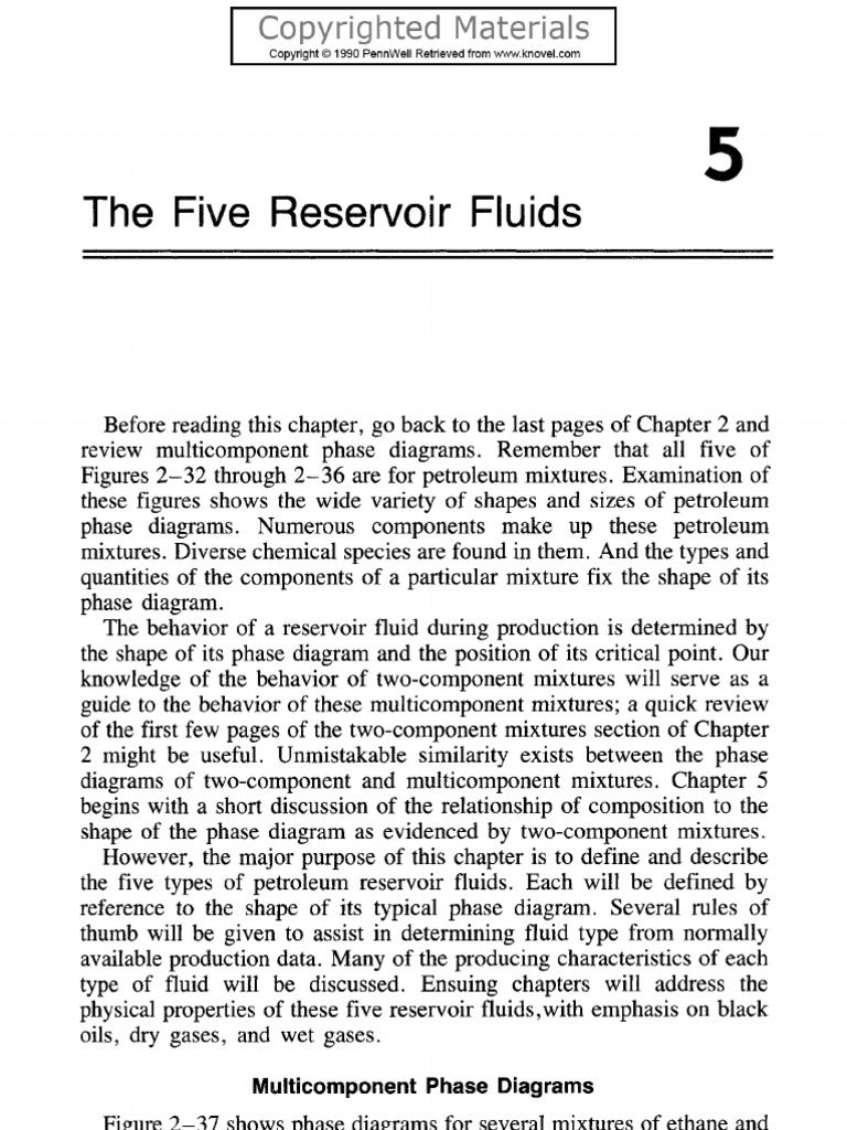Types of Petroleum Reservoir Fluids | PDF | Petroleum Reservoir | Petroleum