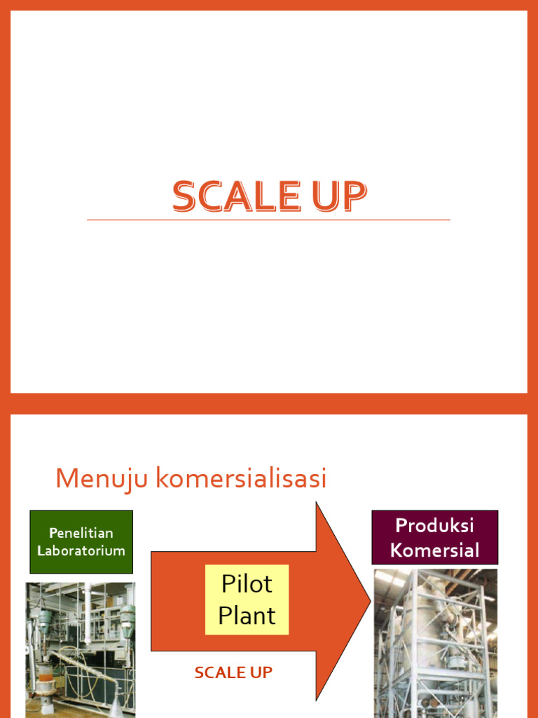 Scale Up | PDF | Metode & Bahan Ajar
