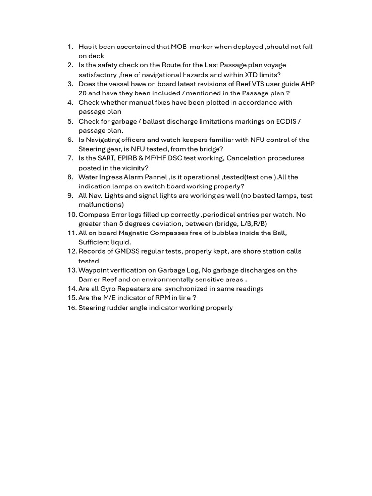 AMSA Hot Topic Items For Checking | PDF