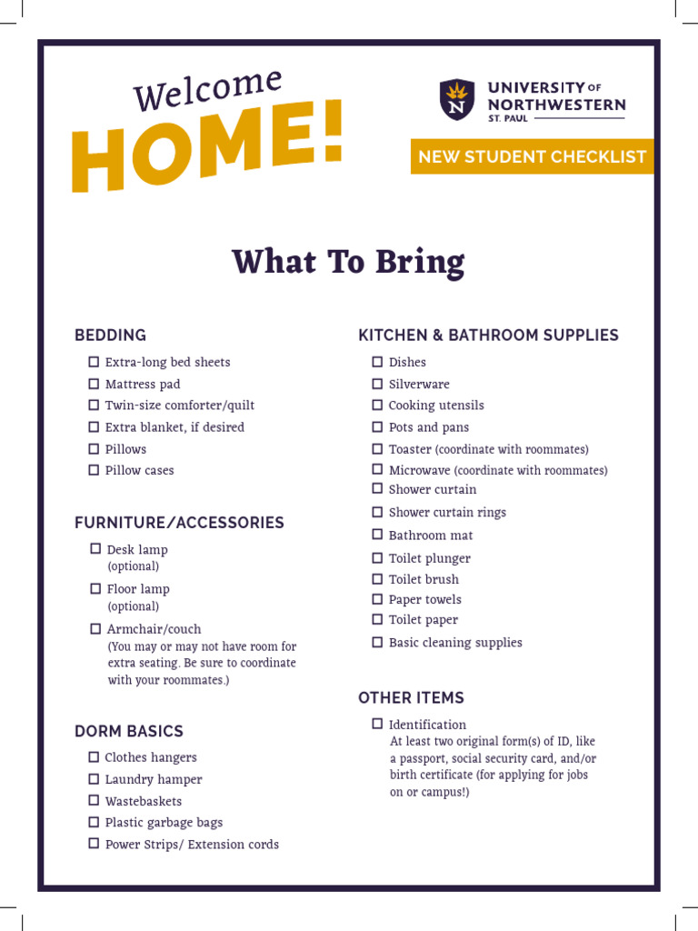 22 23 NSD-What To Bring | PDF