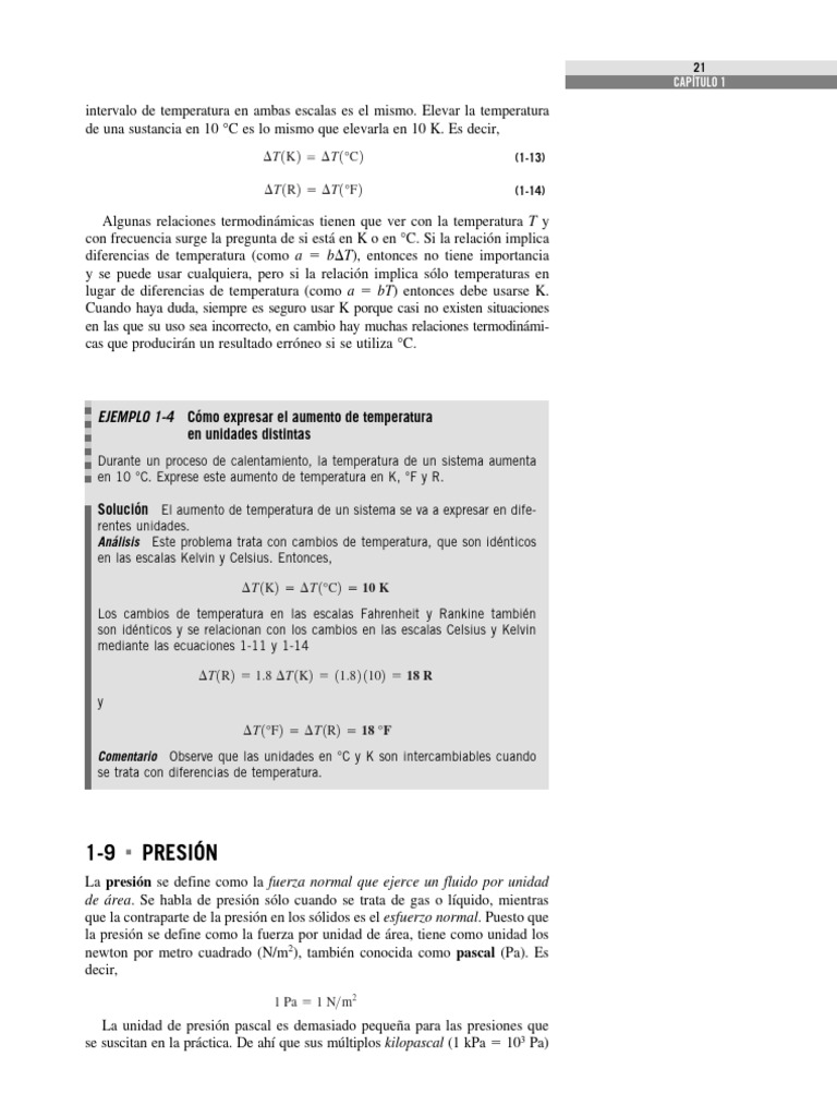 Presión Termo | PDF | Pascal (Unidad) | Presión