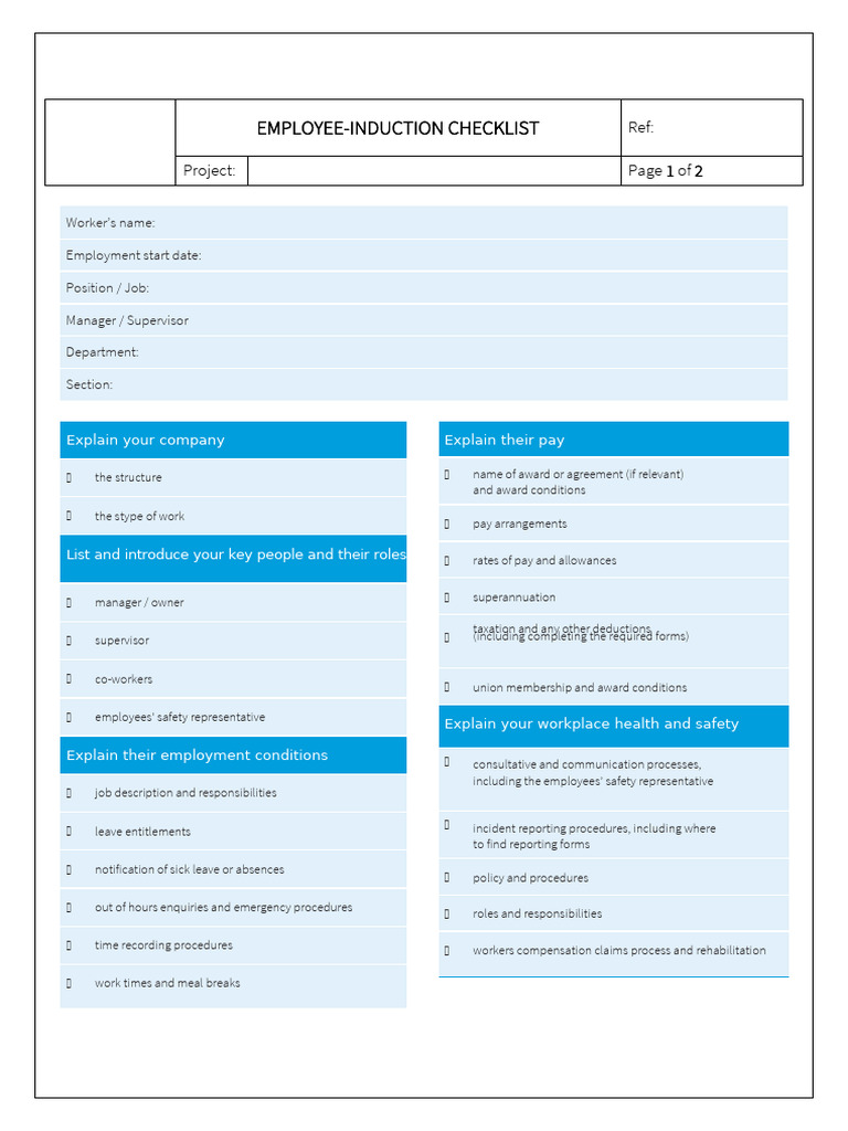 5- Employee-induction | PDF | Employment | Occupational Safety And Health