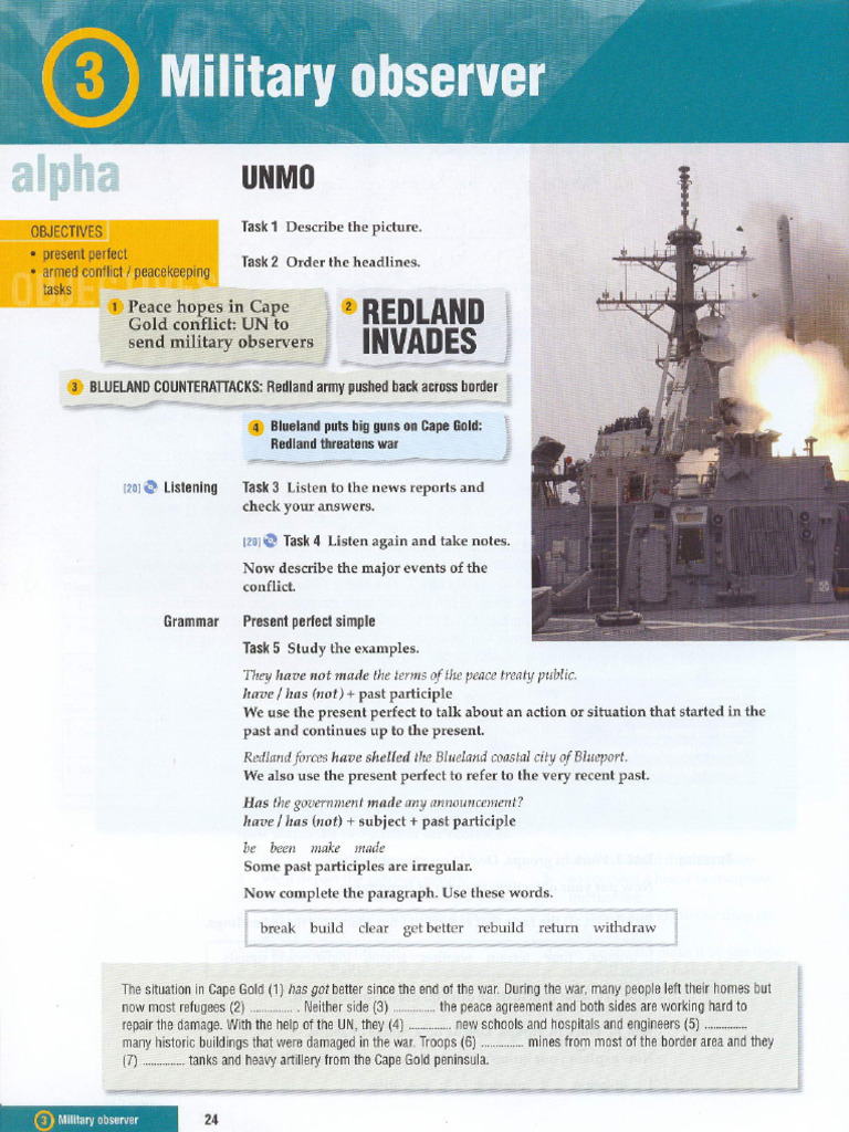 Unit 3 - Military Observer | PDF